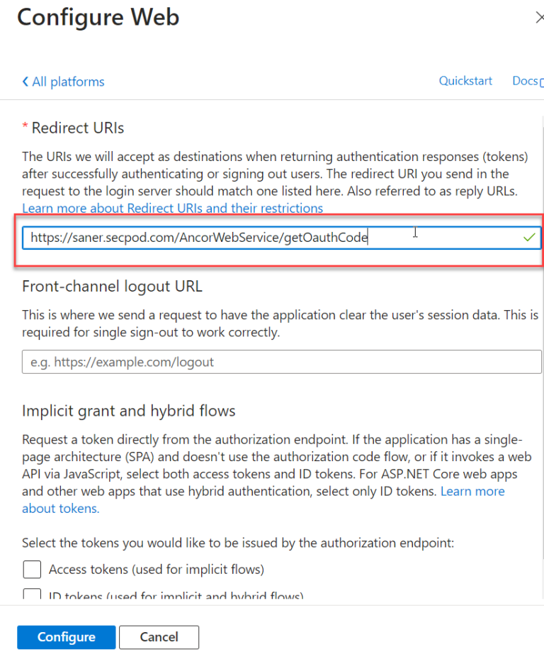 How To Create Oauth Client Id And Client Secret For Microsoft 365 Secpod Documentation